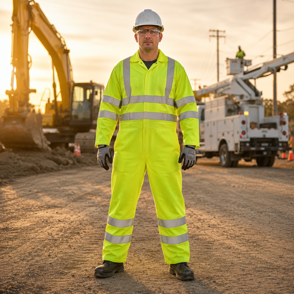 High Visibility Coveralls | ANSI Hi-Vis Work Coveralls | Hi-Viz.com