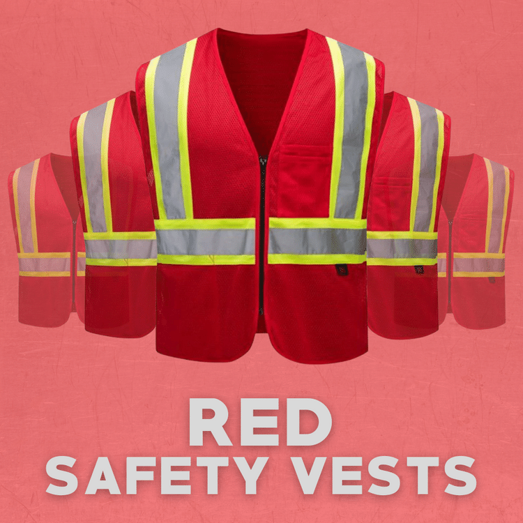 Red Safety Vests | Enhanced Visibility | Hi-Viz.com