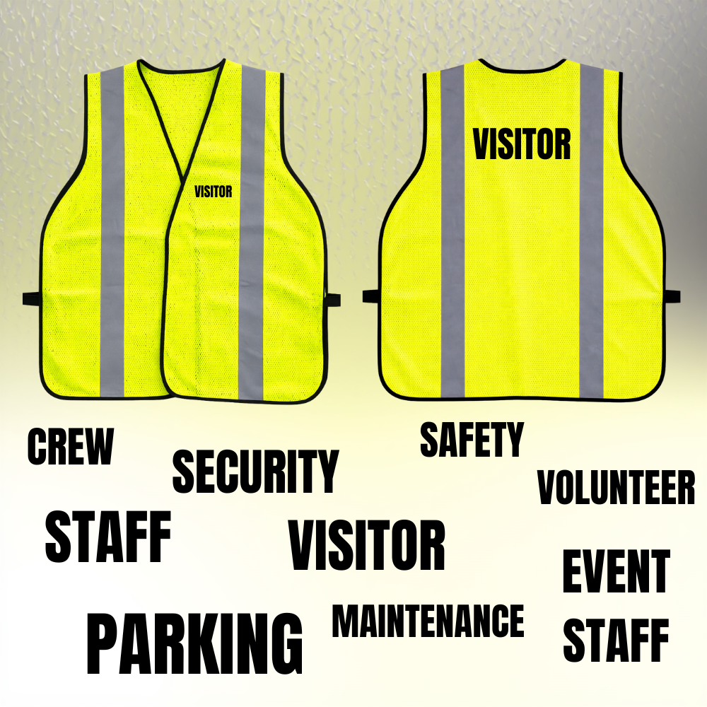 Pre-Printed Bundle - Reflective Non-Rated Safety Vest