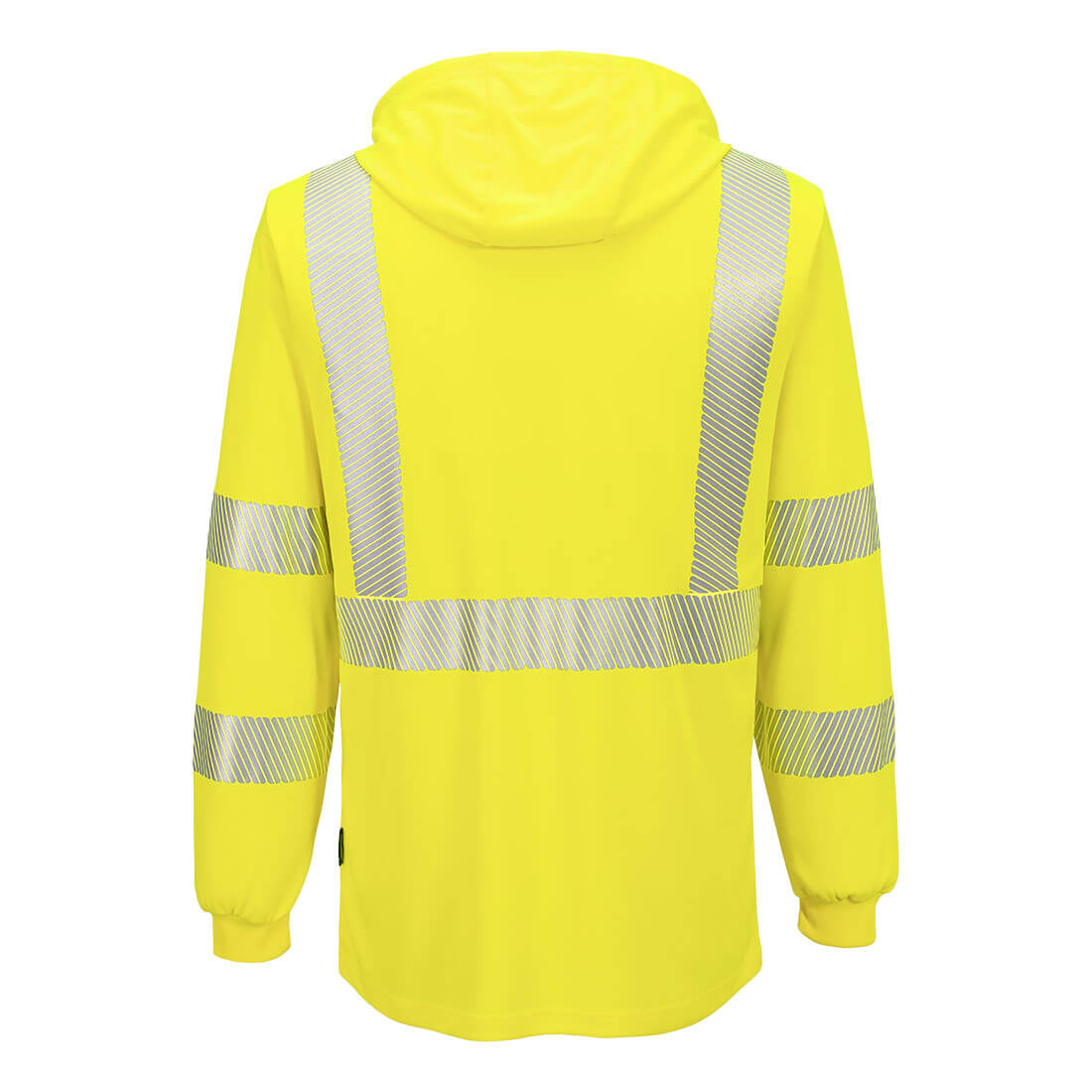 Portwest L042 Hi-Vis Lightweight Hooded T-Shirt L/S | Hi-Viz.com