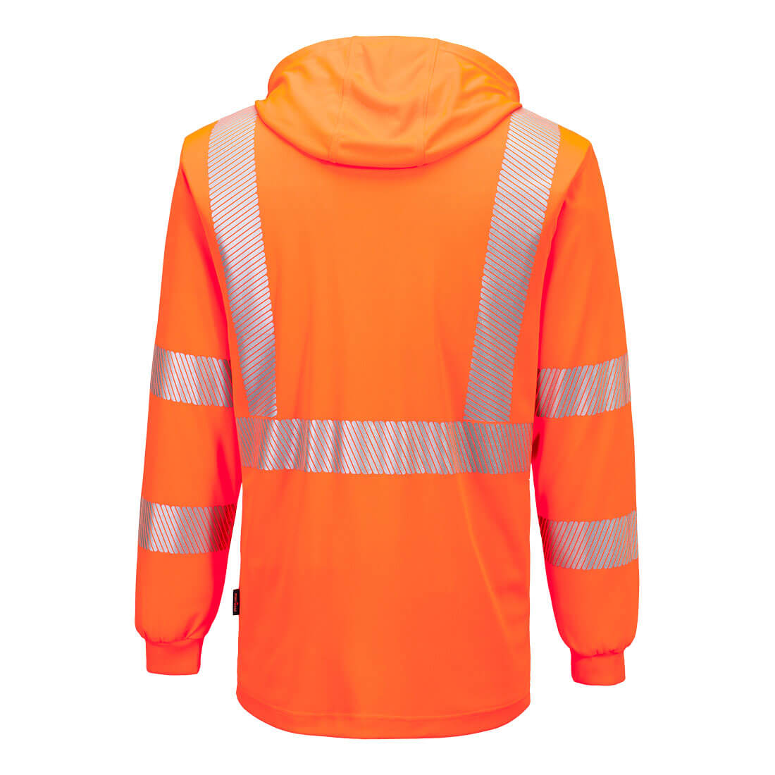 Portwest L042 Hi-Vis Lightweight Hooded T-Shirt L/S | Hi-Viz.com